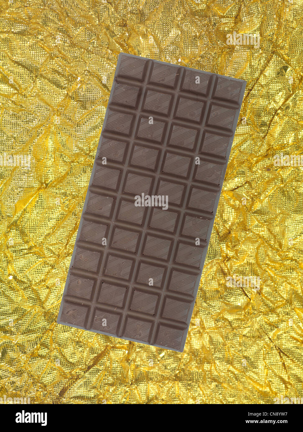 A block of chocolate isolated against a white background Stock Photo ...