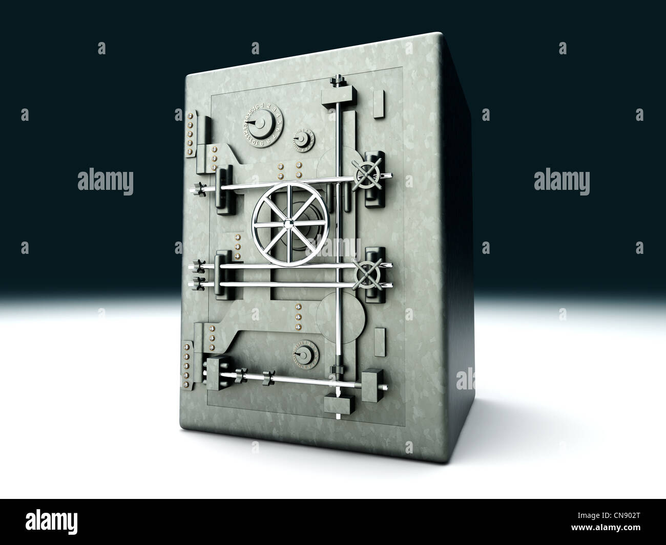 A bank safe Stock Photo - Alamy