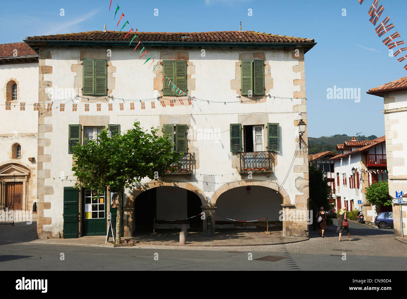 France, Pyrenees Atlantiques, Sare, labelled Les Plus Beaux Villages de ...
