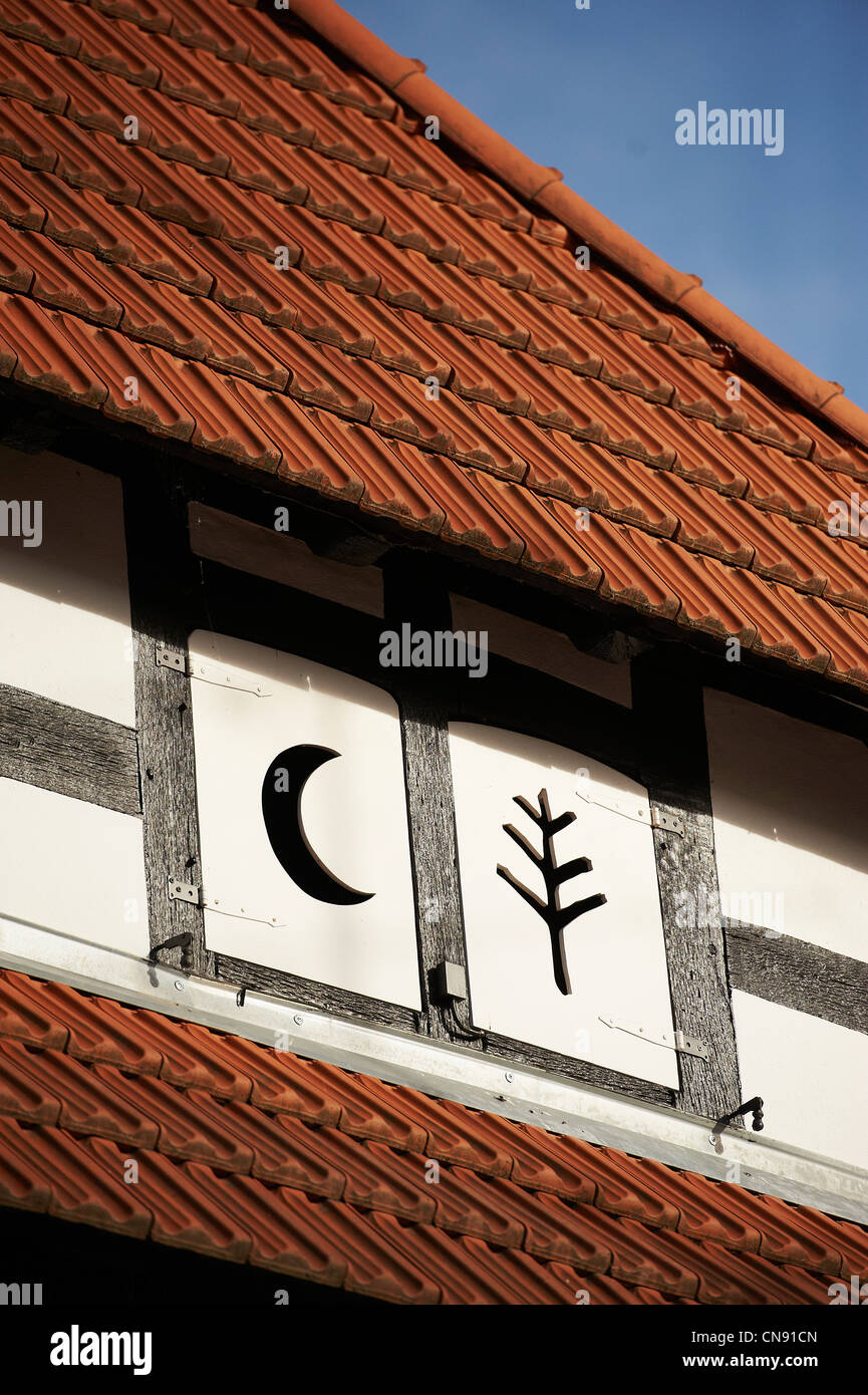 France, Bas Rhin, Hunspach, labeled Les Plus Beaux Villages de France ...