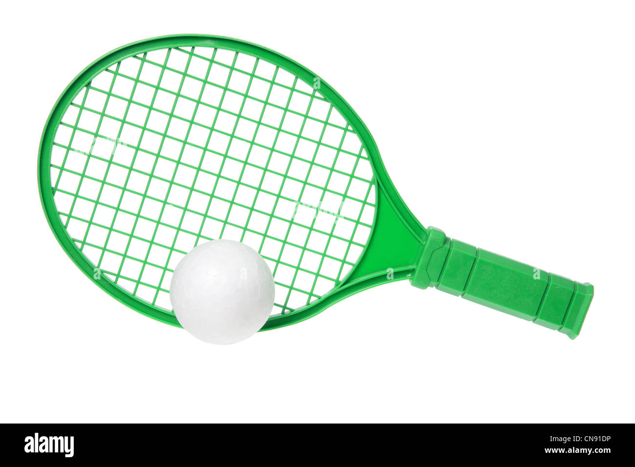 Toy Racket and Ball Stock Photo - Alamy