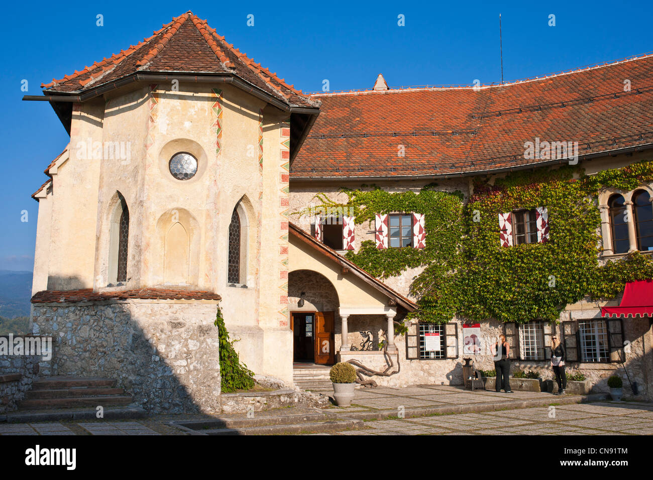 Slovenia, Gorenjska Region, Bled, the castle-museum Stock Photo - Alamy