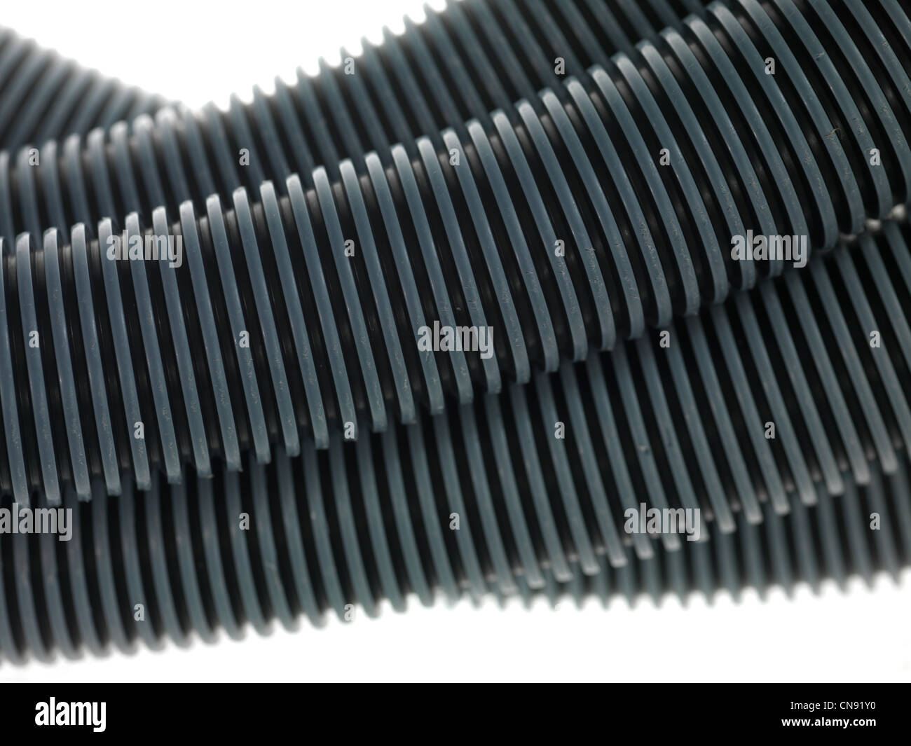 Plastic plumbing pipe isolated against a white background Stock Photo ...