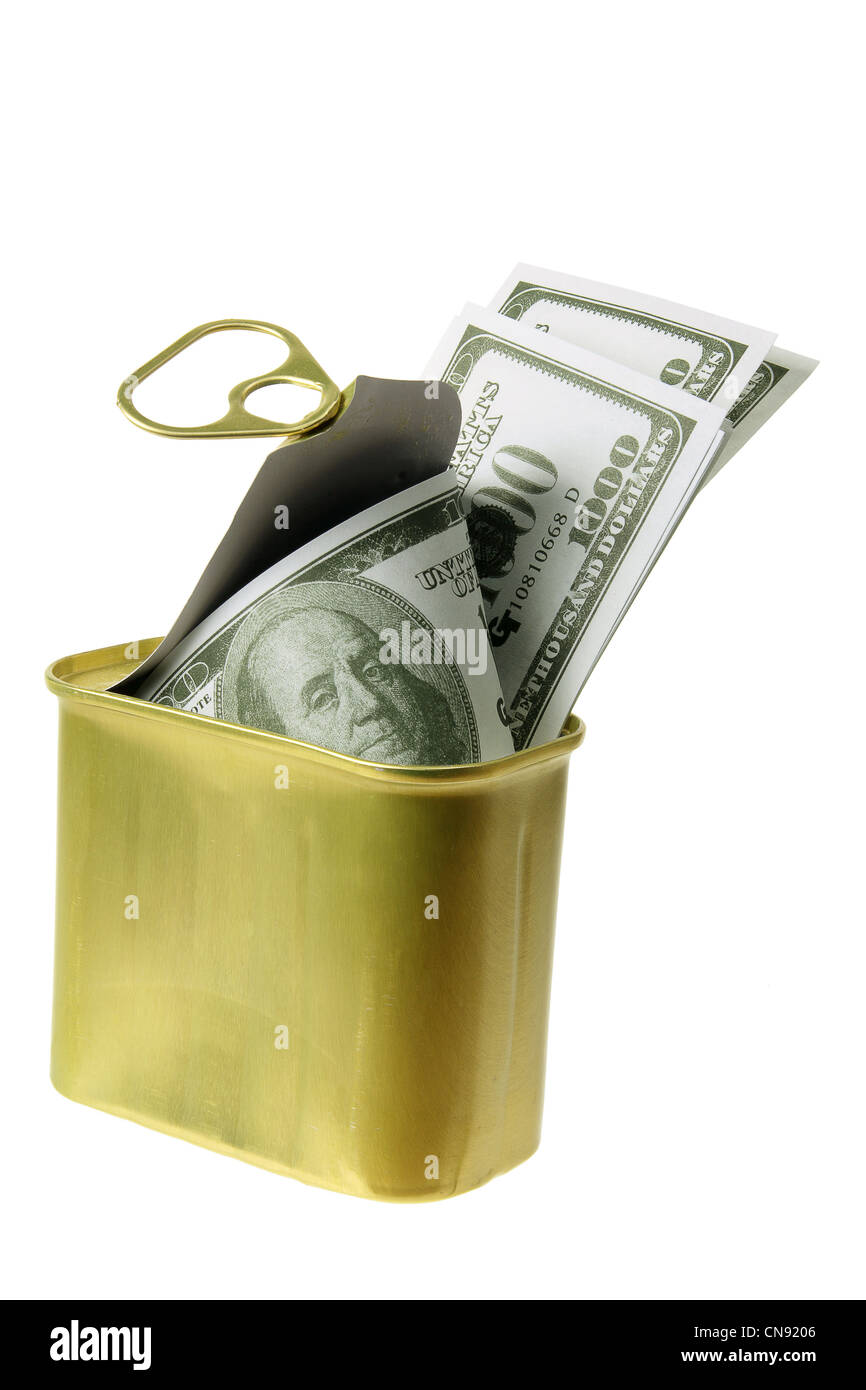 Money tin can hi-res stock photography and images - Alamy