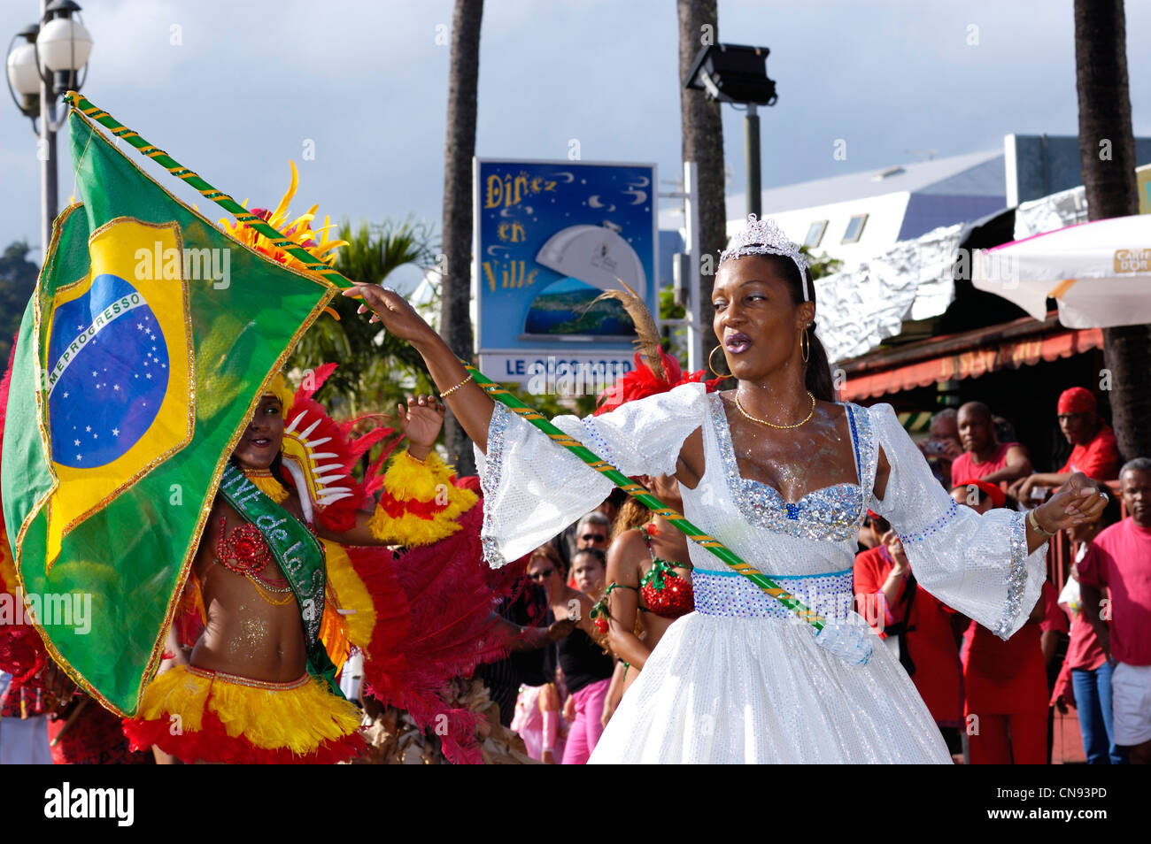 France, Martinique (French West Indies), Fort de France, Brazilian ...