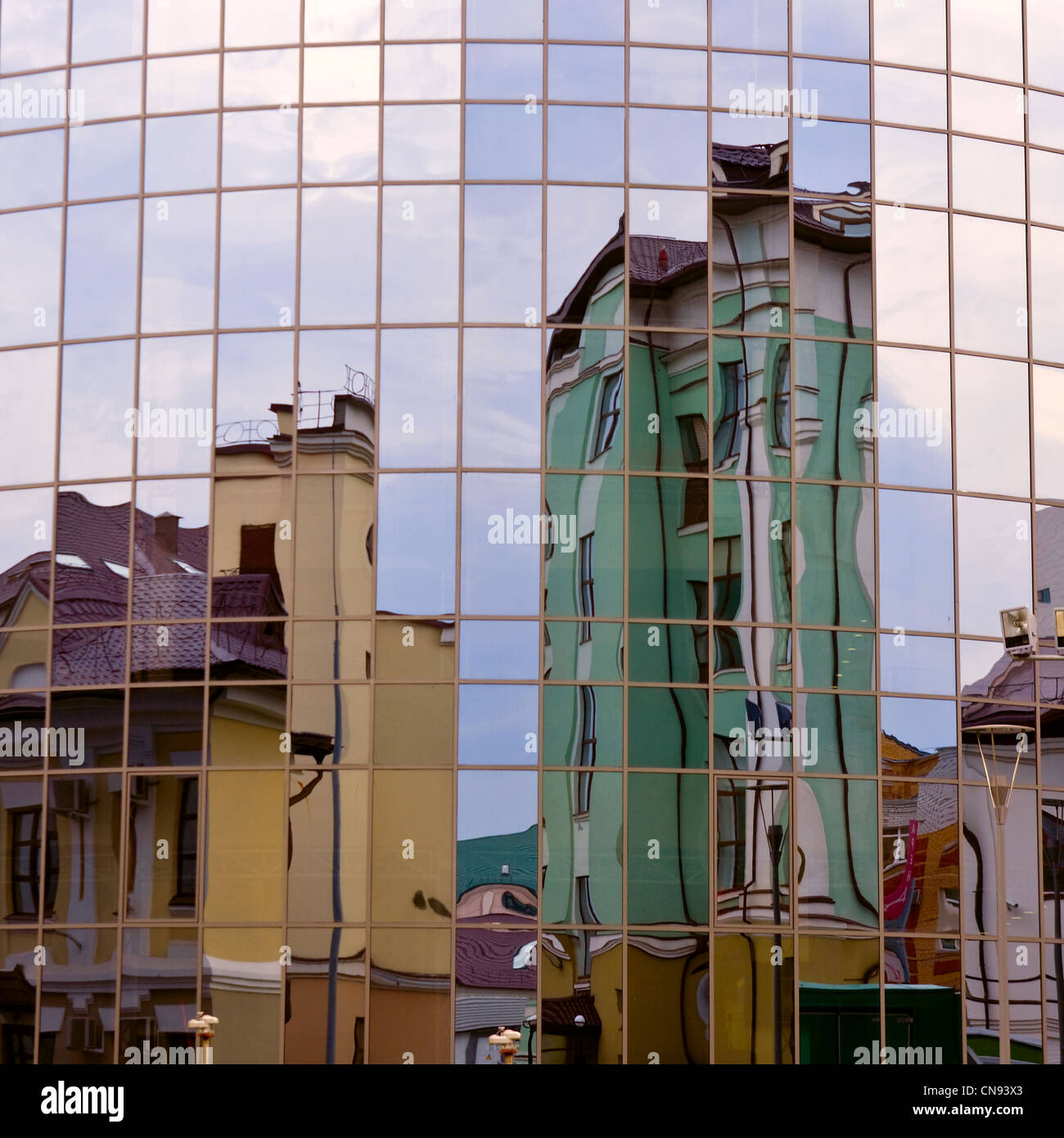 Abstract architecture reflection in the window Stock Photo - Alamy
