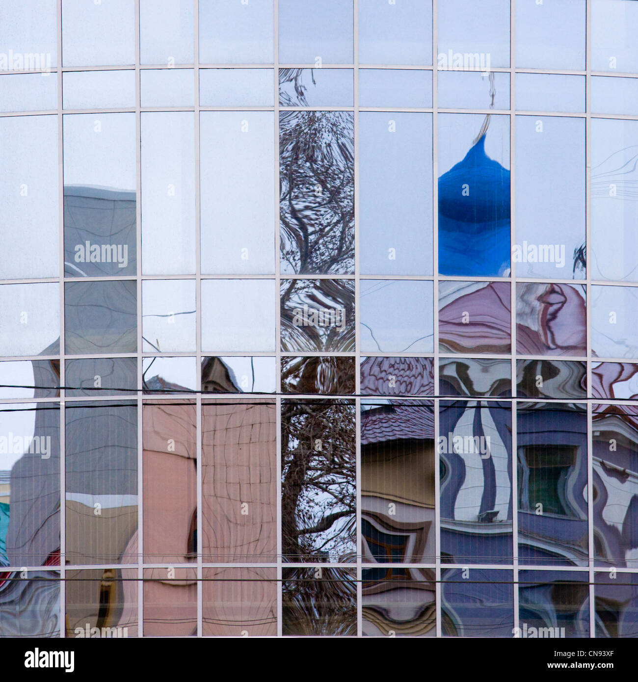 Abstract architecture reflection in the window Stock Photo - Alamy