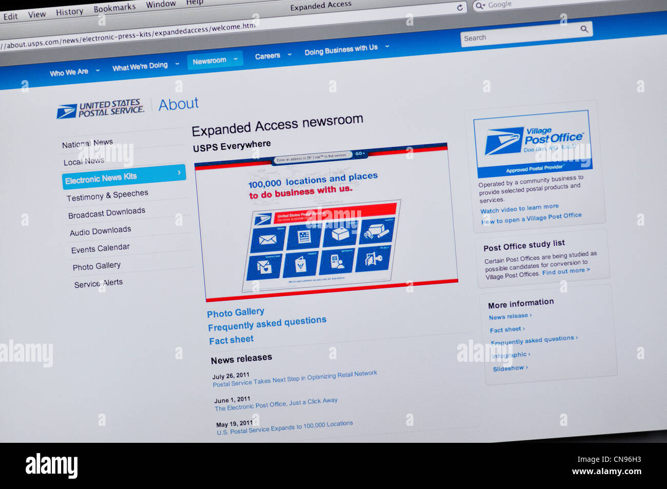 American postal services hi-res stock photography and images - Alamy