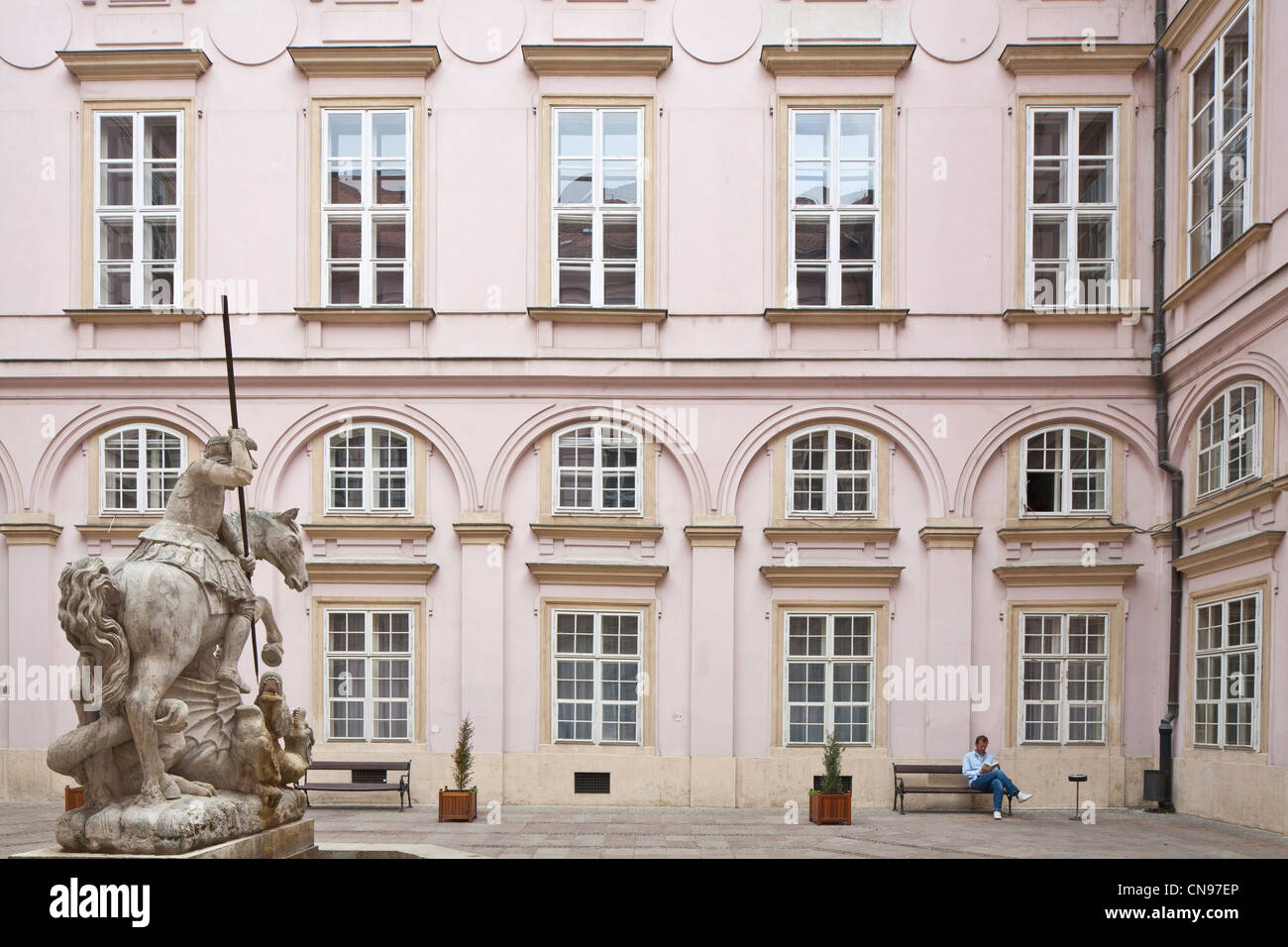 Slovakia, Bratislava, Historic center, primatial palace built for ...