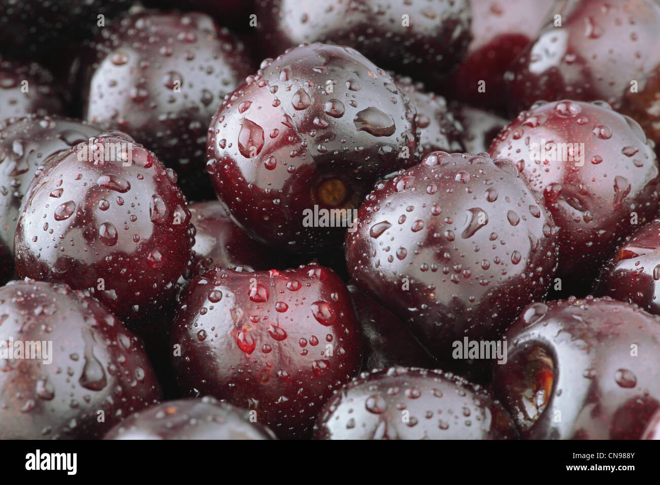 Black cherries hi-res stock photography and images - Alamy