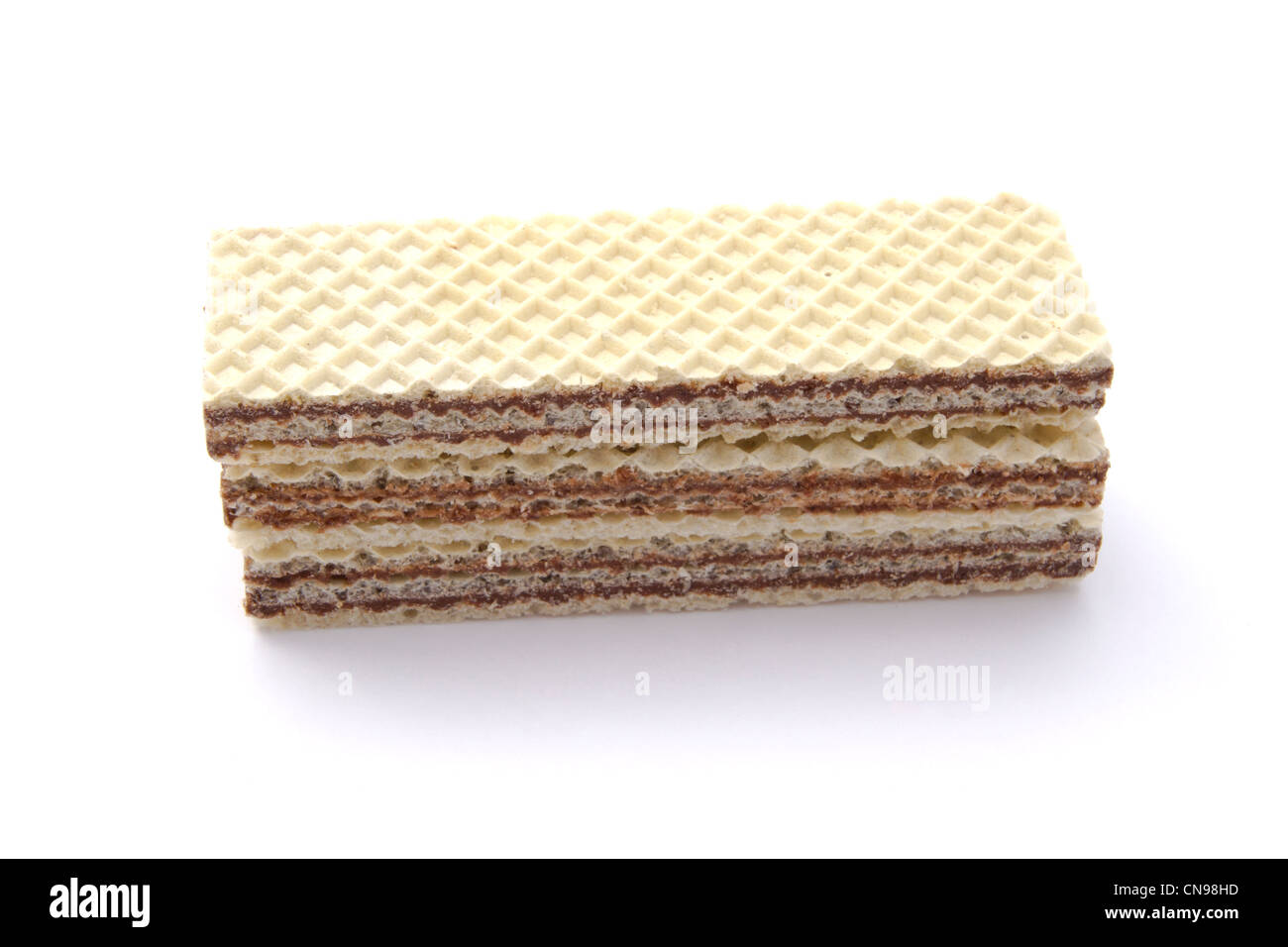 Wafers isolated on white background Stock Photo - Alamy