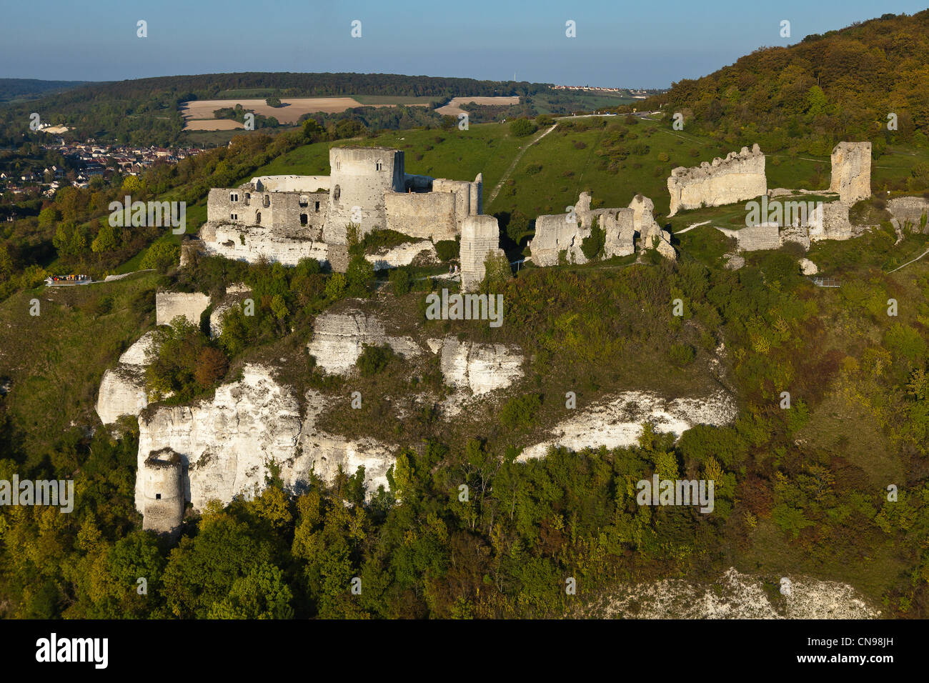 Chateau Gaillard Aerial High Resolution Stock Photography and Images - Alamy