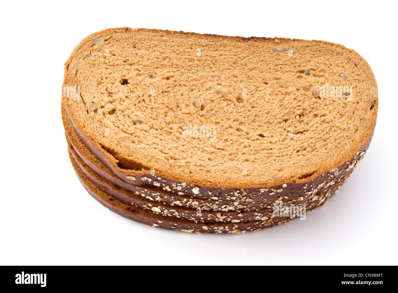 Black bread isolated on white background Stock Photo - Alamy
