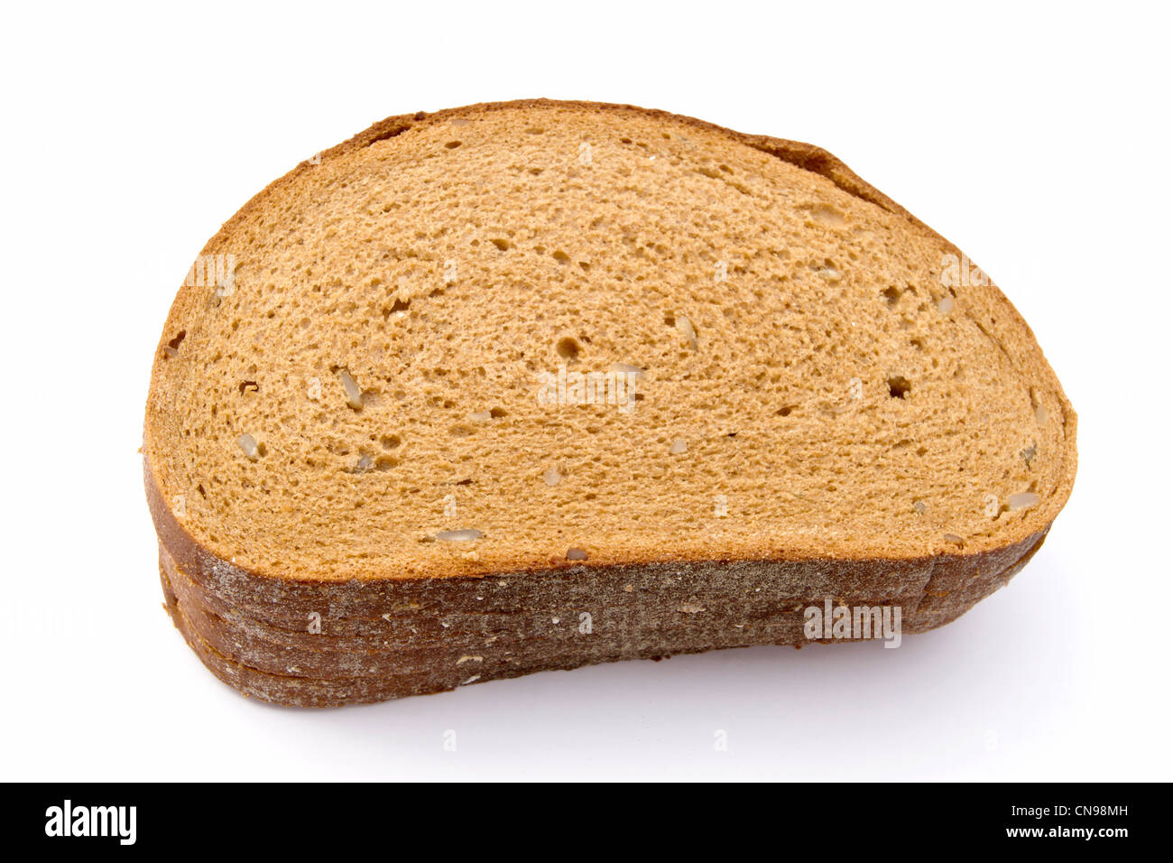 Black bread isolated on white background Stock Photo - Alamy