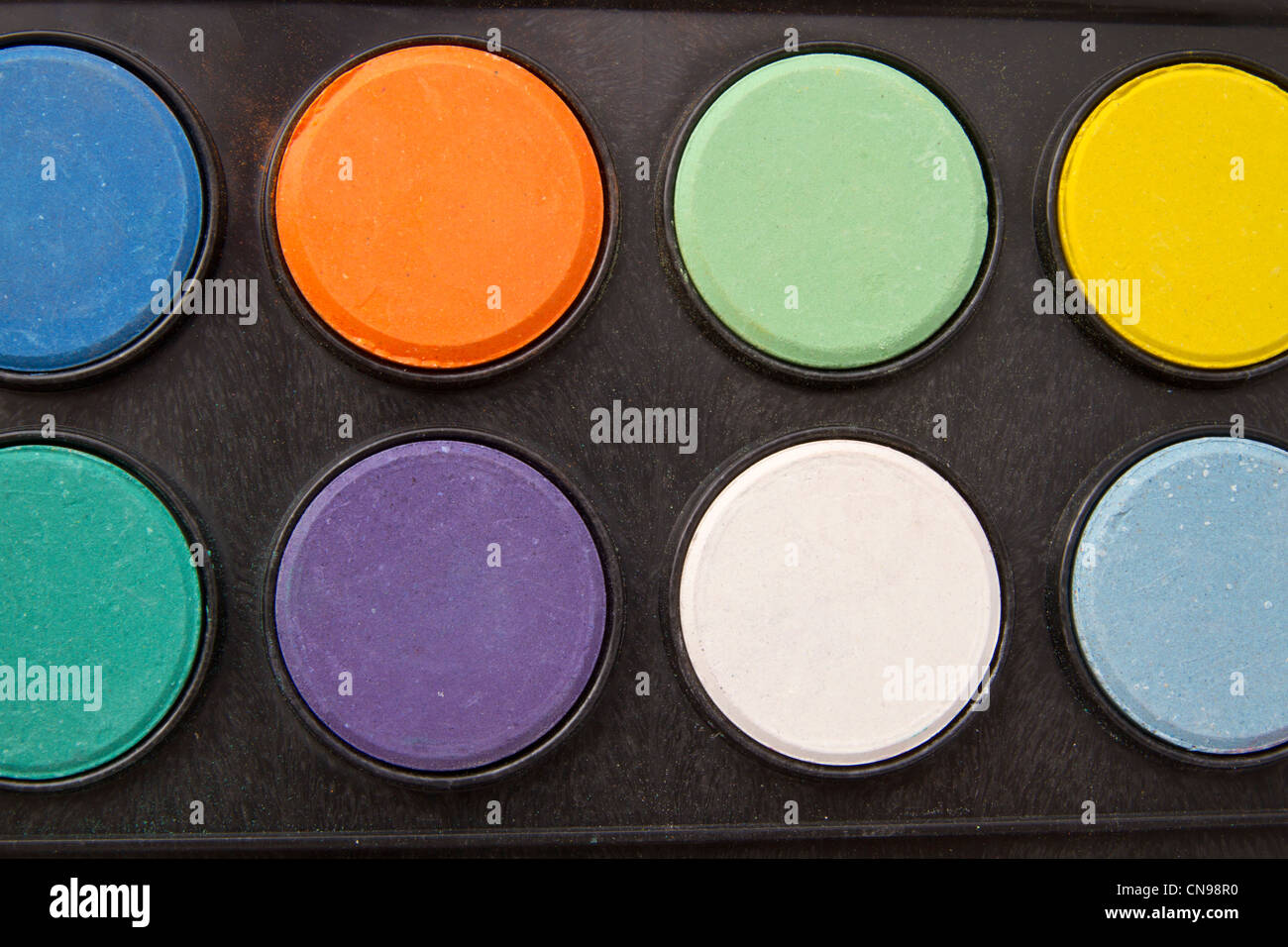 Background of water colors palette Stock Photo - Alamy