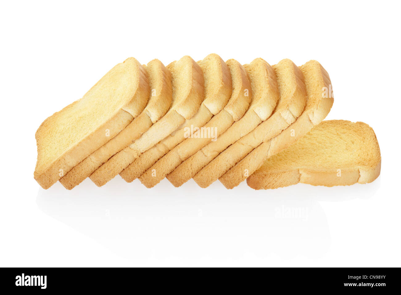 Rusk bread slices Stock Photo - Alamy