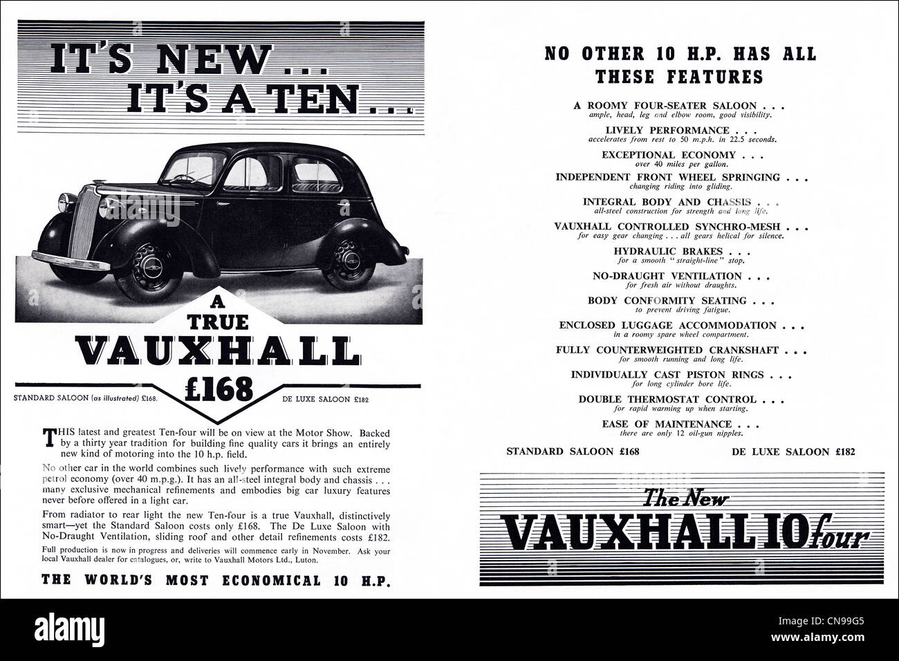 Original double page 1930s consumer magazine advertisement advertising ...