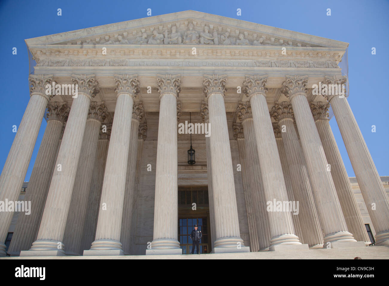 Supreme court building Washington DC exterior Stock Photo - Alamy