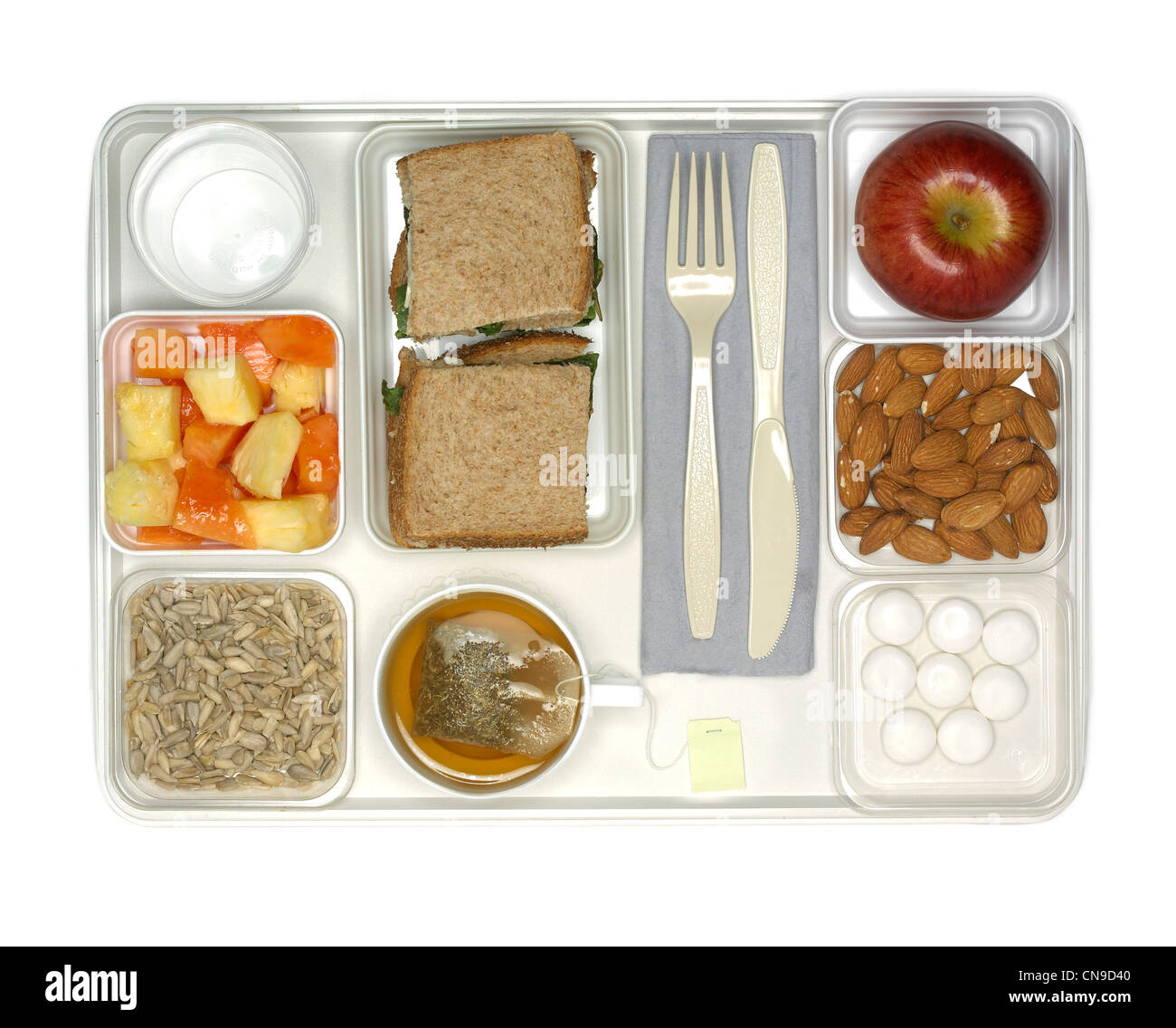 School dinner tray hi-res stock photography and images - Alamy