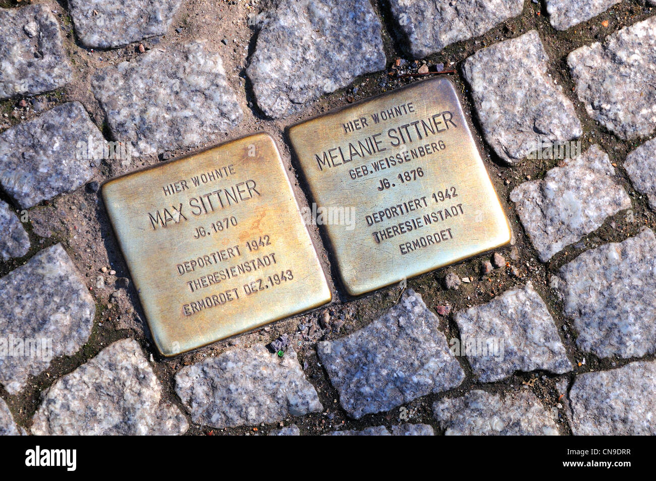 Stolpersteine hi-res stock photography and images - Alamy