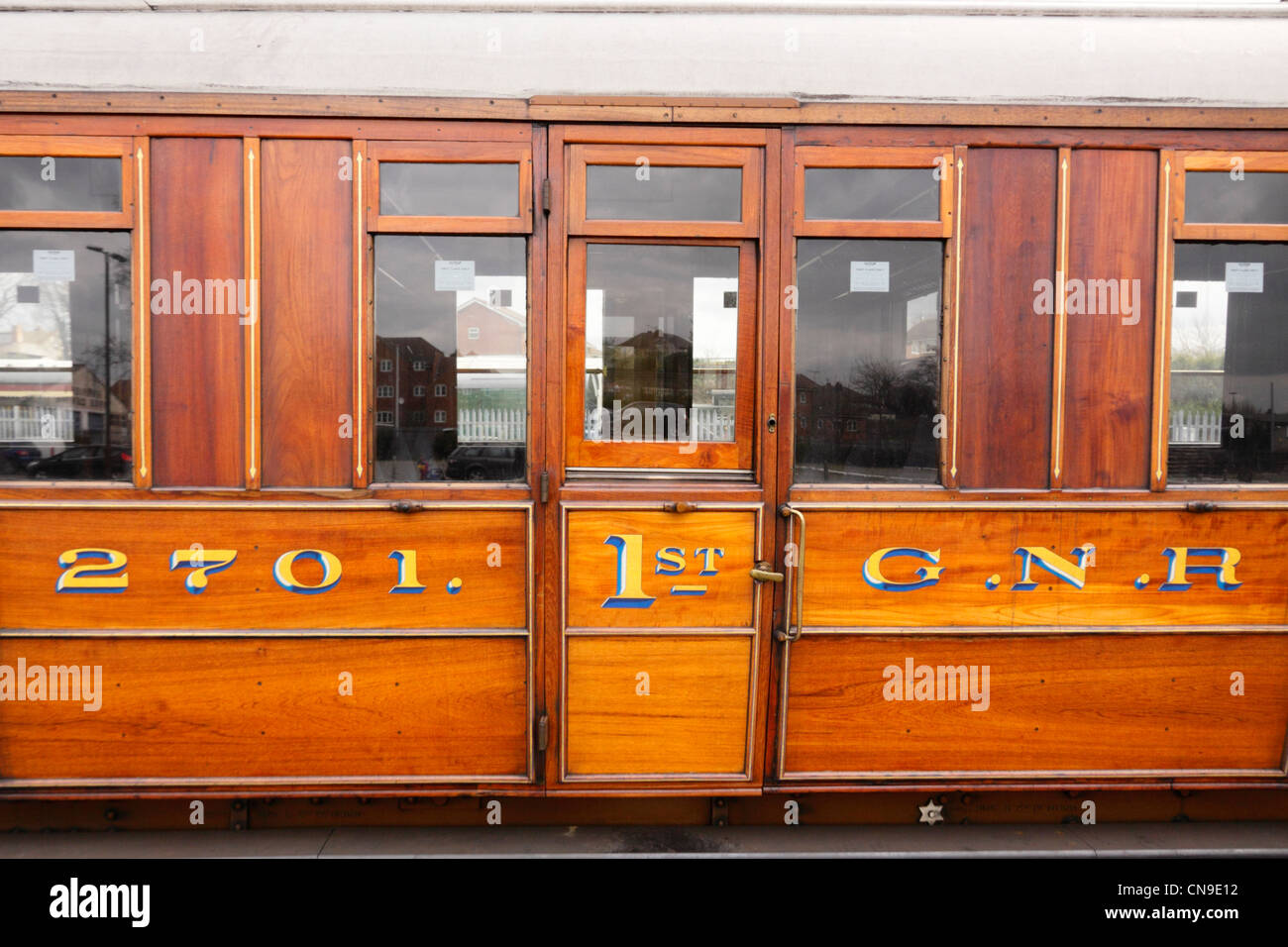 First Class 1920s railway carriage Great Northern Railway, Severn ...