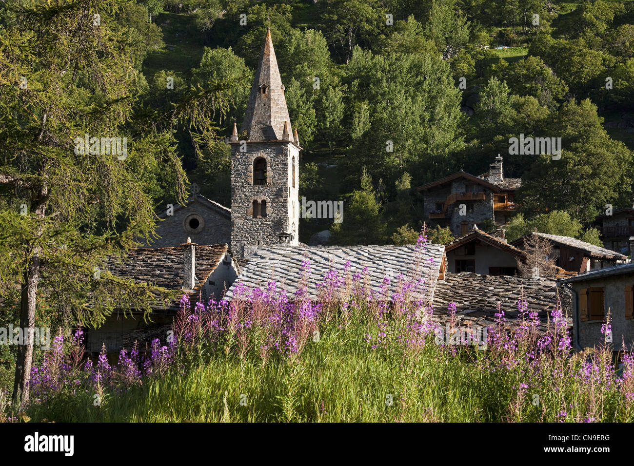 France, Savoie, Bonneval sur Arc (alt:6 069,55 ft), the highest village ...