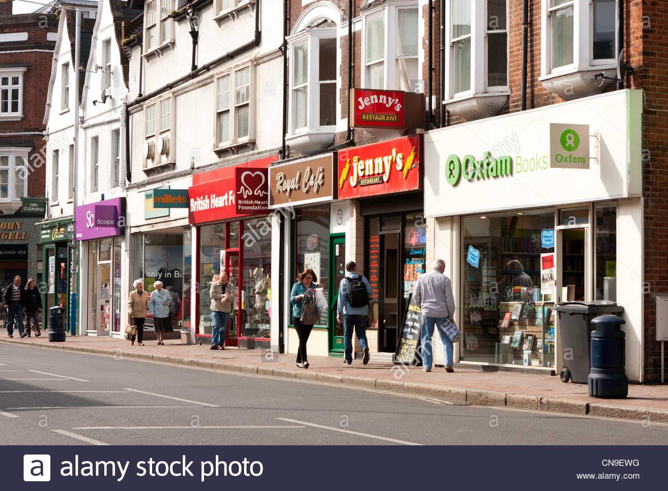 Row Of Charity Shops High Resolution Stock Photography and Images - Alamy