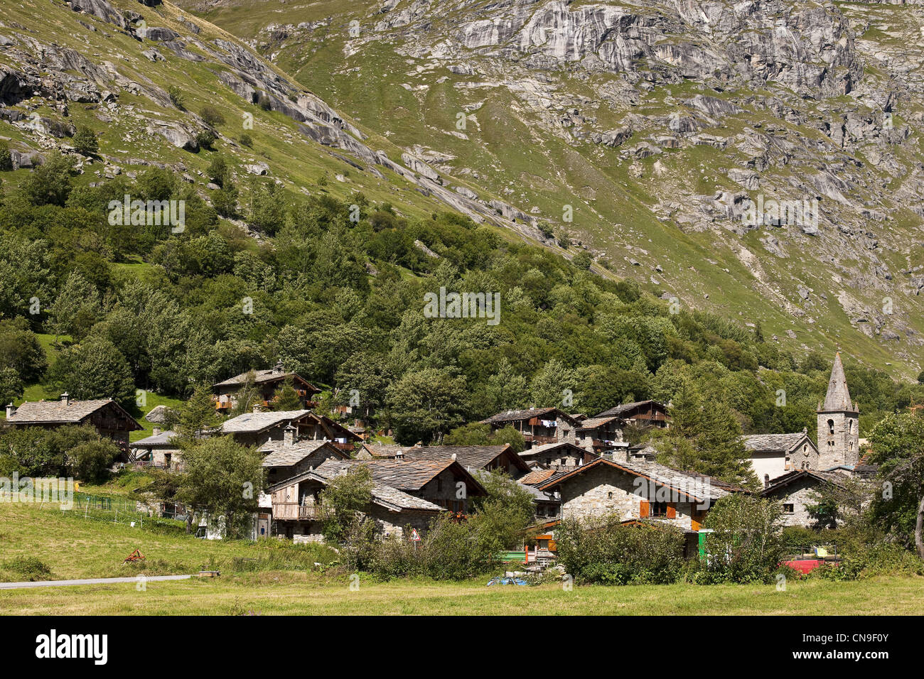 France, Savoie, Bonneval sur Arc (alt:6 069,55 ft), the highest village ...