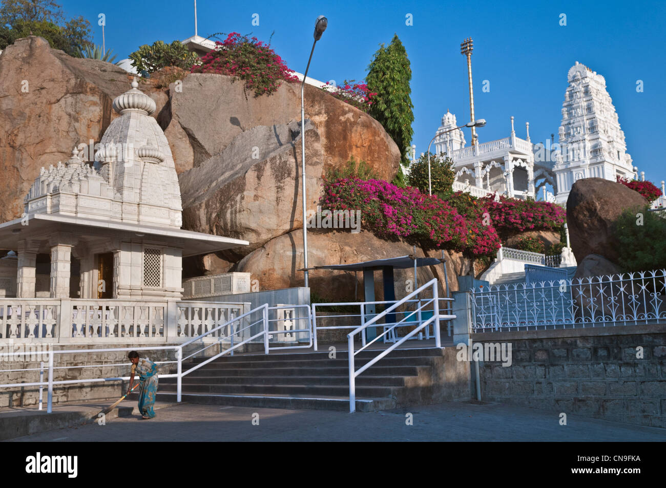 Birla Mandir hindu temple Hyderabad Andhra Pradesh India Stock Photo ...