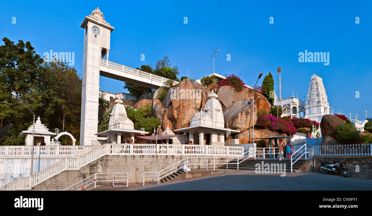 Birla Mandir hindu temple Hyderabad Andhra Pradesh India Stock Photo ...