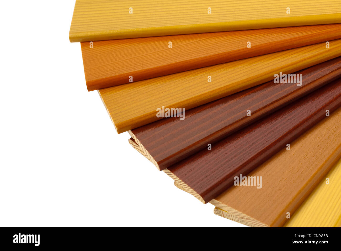 color wood samples Stock Photo - Alamy