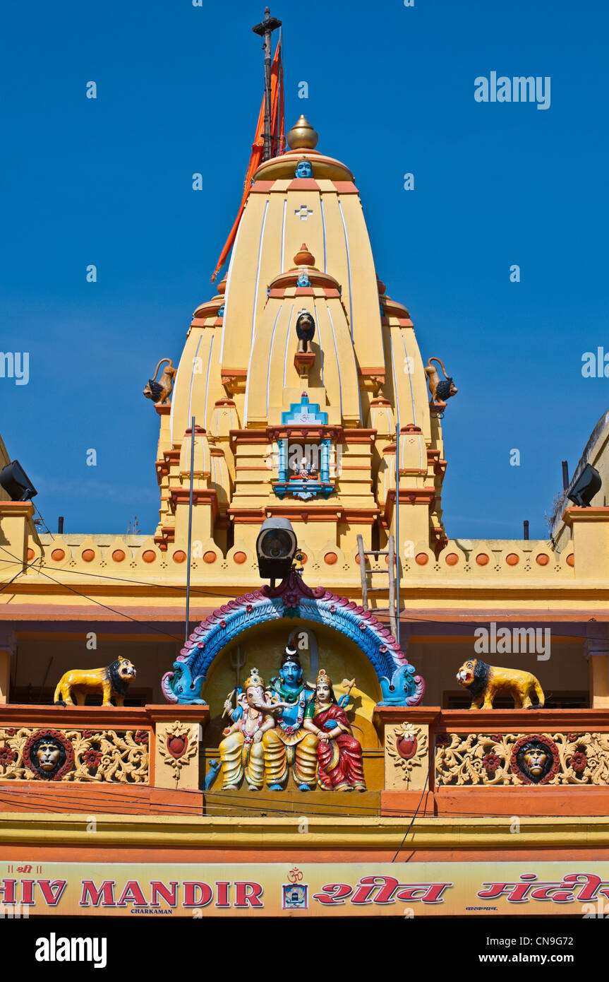 Shiv Mandir hindu temple near Charminar Hyderabad Andhra Pradesh India ...