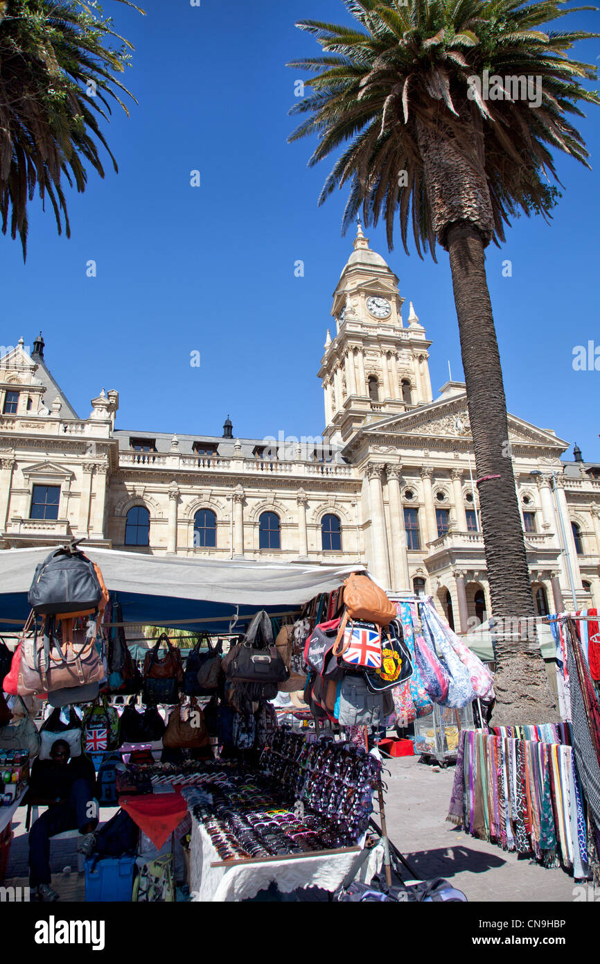 Grand Parade Stalls in Cape Town Stock Photo - Alamy