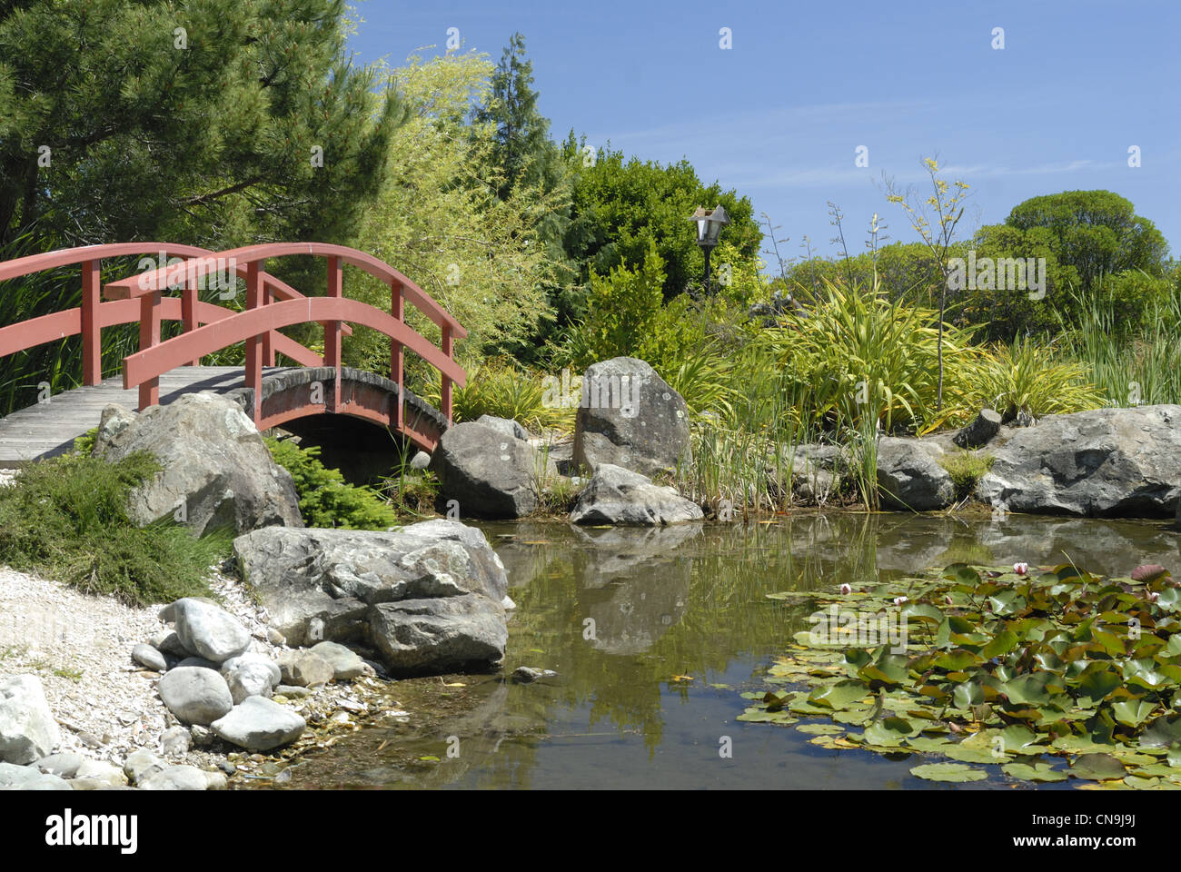 Miyazu Japanese Garden, Nelson, New Zealand Stock Photo - Alamy