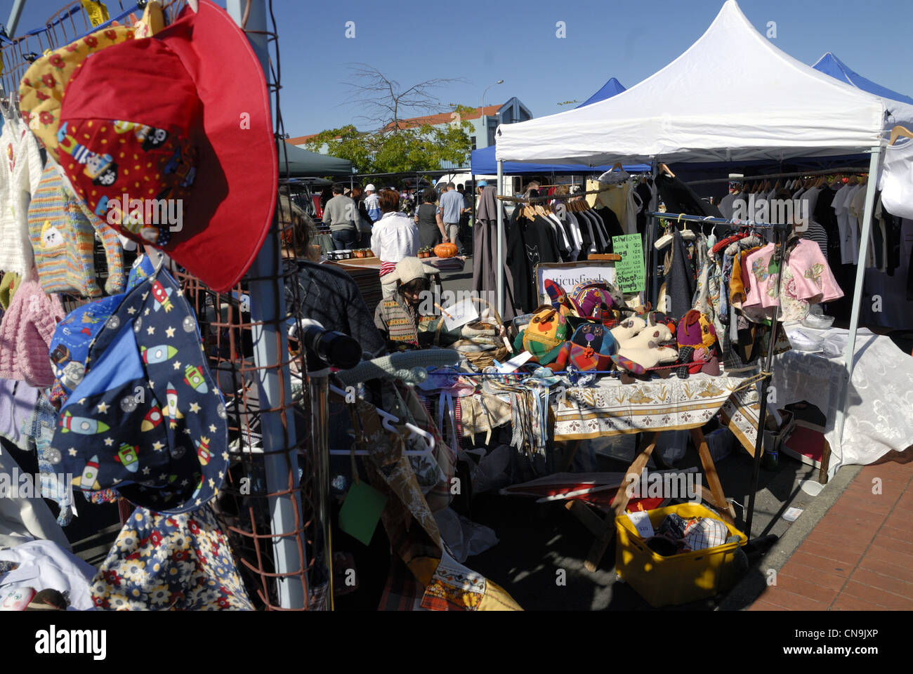Nelson Market, New Zealand Stock Photo - Alamy