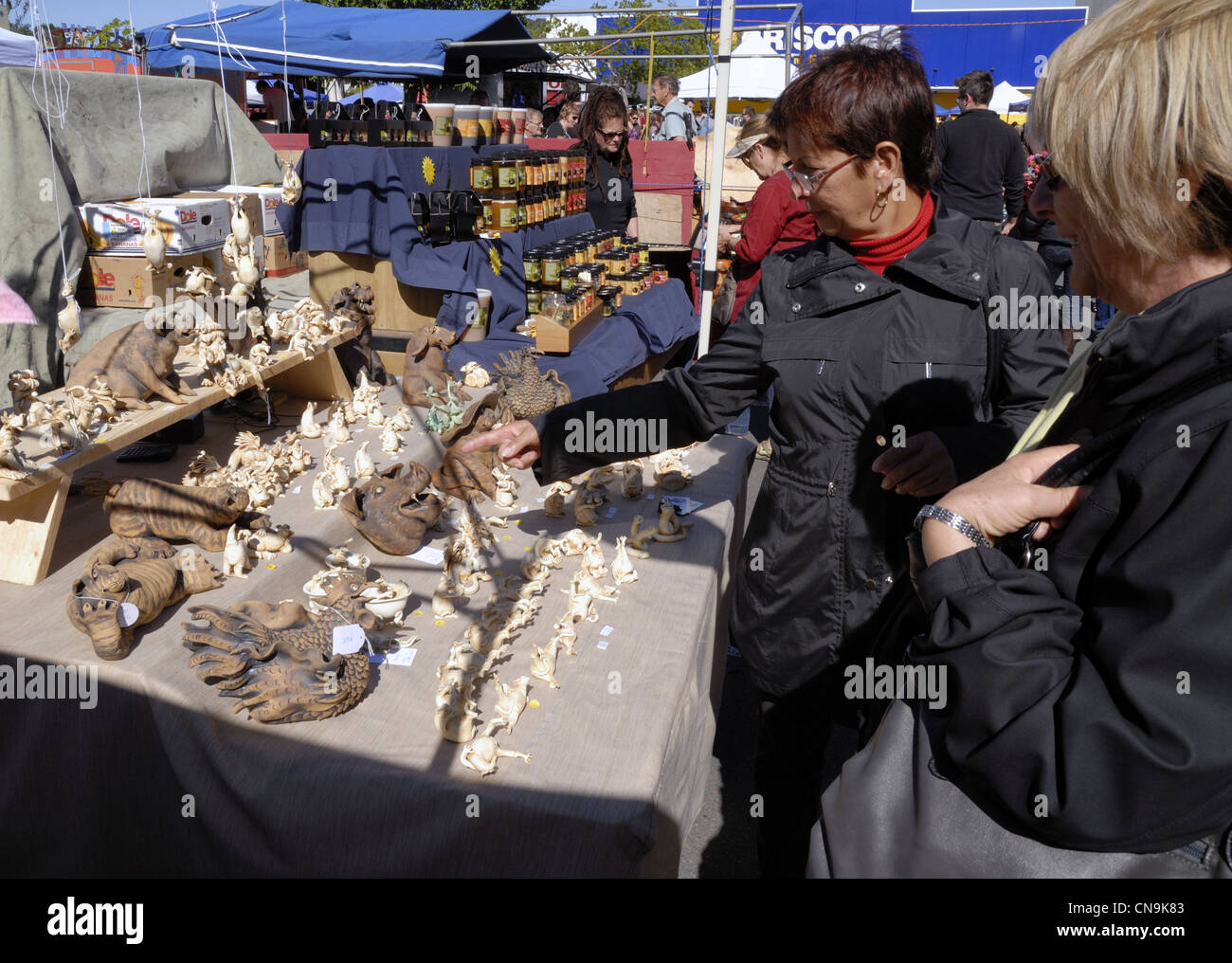 Nelson Market, New Zealand Stock Photo - Alamy