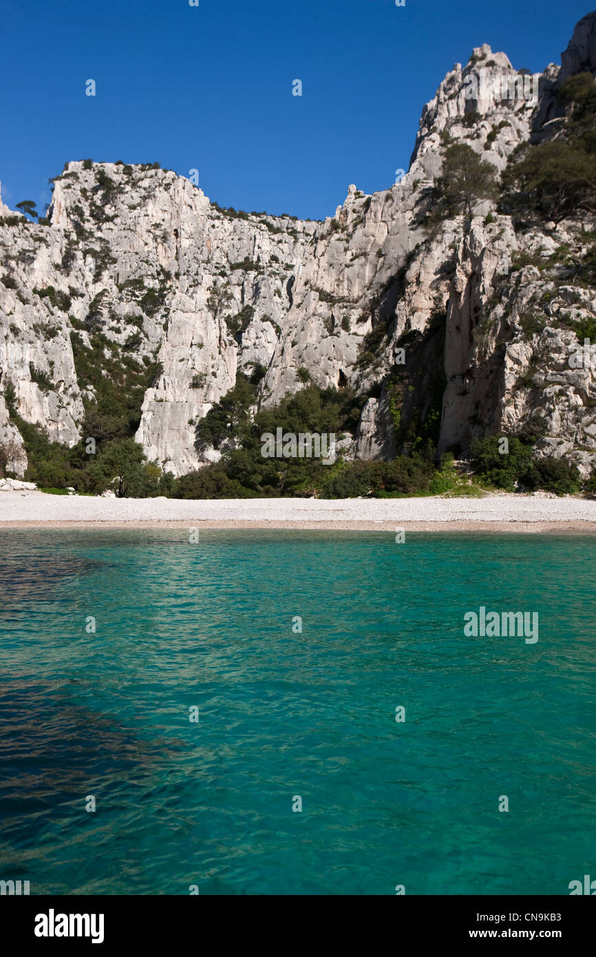 France, Bouches du Rhone, Cassis, Calanque En Vau Stock Photo - Alamy