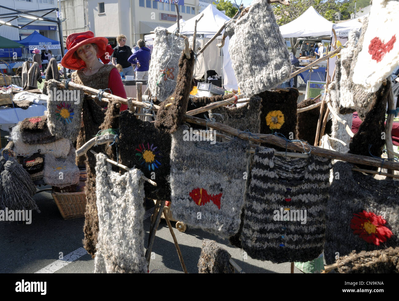 Nelson Market, New Zealand Stock Photo - Alamy