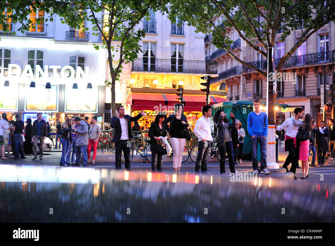 France, Paris, Latin district, Odeon square Stock Photo - Alamy