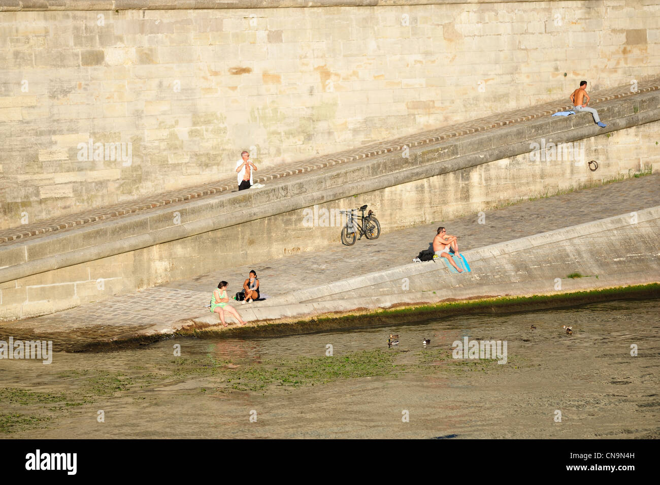 France, Paris, the Seine river banks listed as World Heritage by UNESCO ...