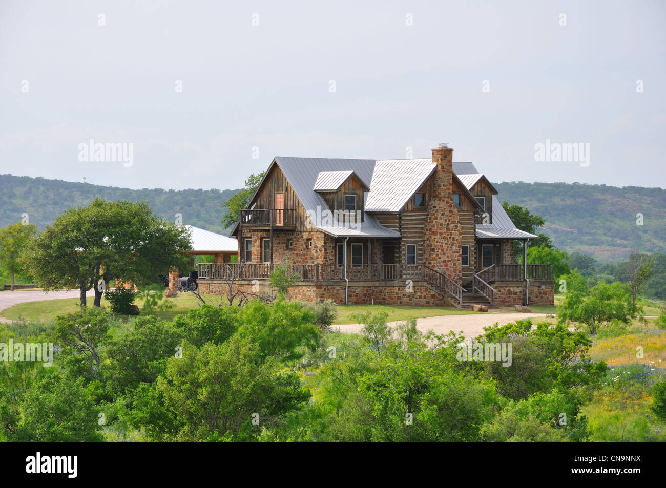 Ranch house, Texas, USA Stock Photo - Alamy