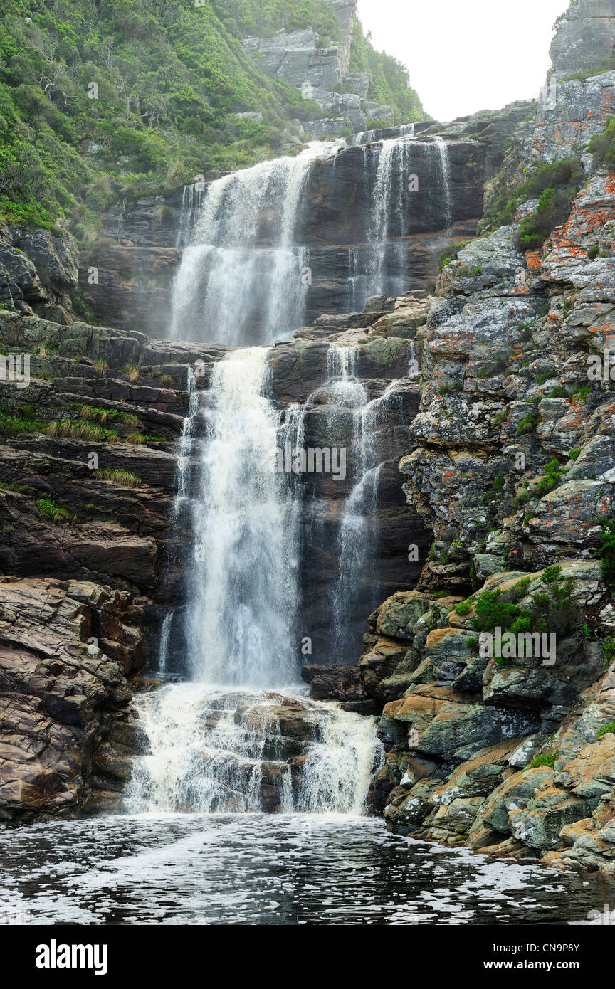 Waterfall on Otter Trail, Tsitsikamma National Park, Eastern Cape ...