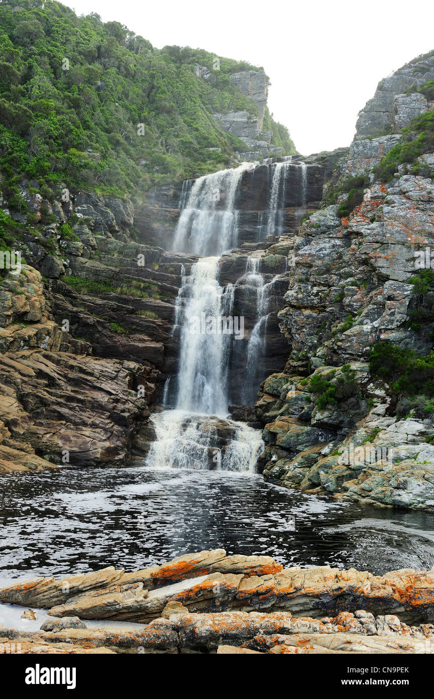 Waterfall on Otter Trail, Tsitsikamma National Park, Eastern Cape ...
