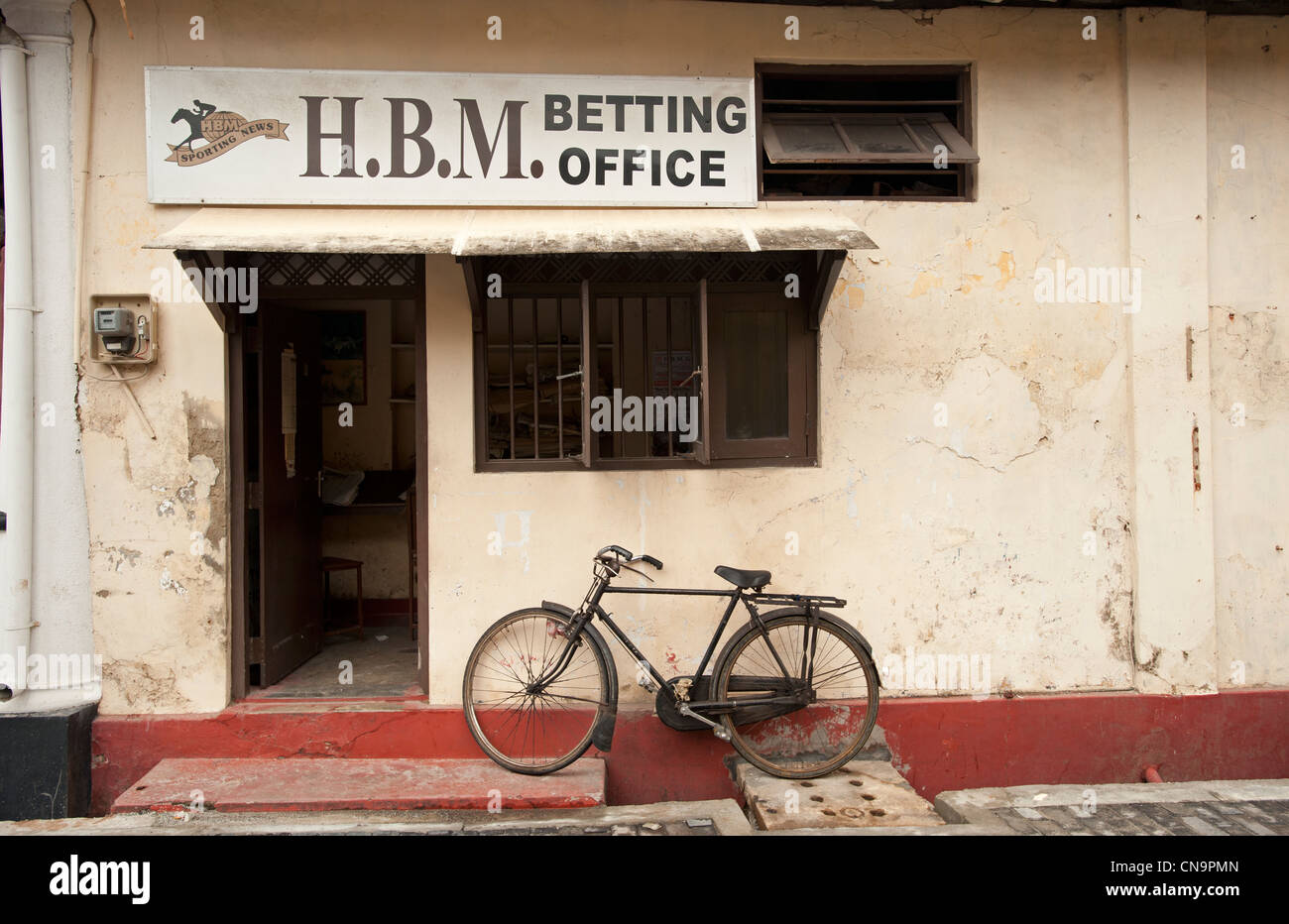 The bookmakers Gale Fort Sri Lanka Stock Photo - Alamy