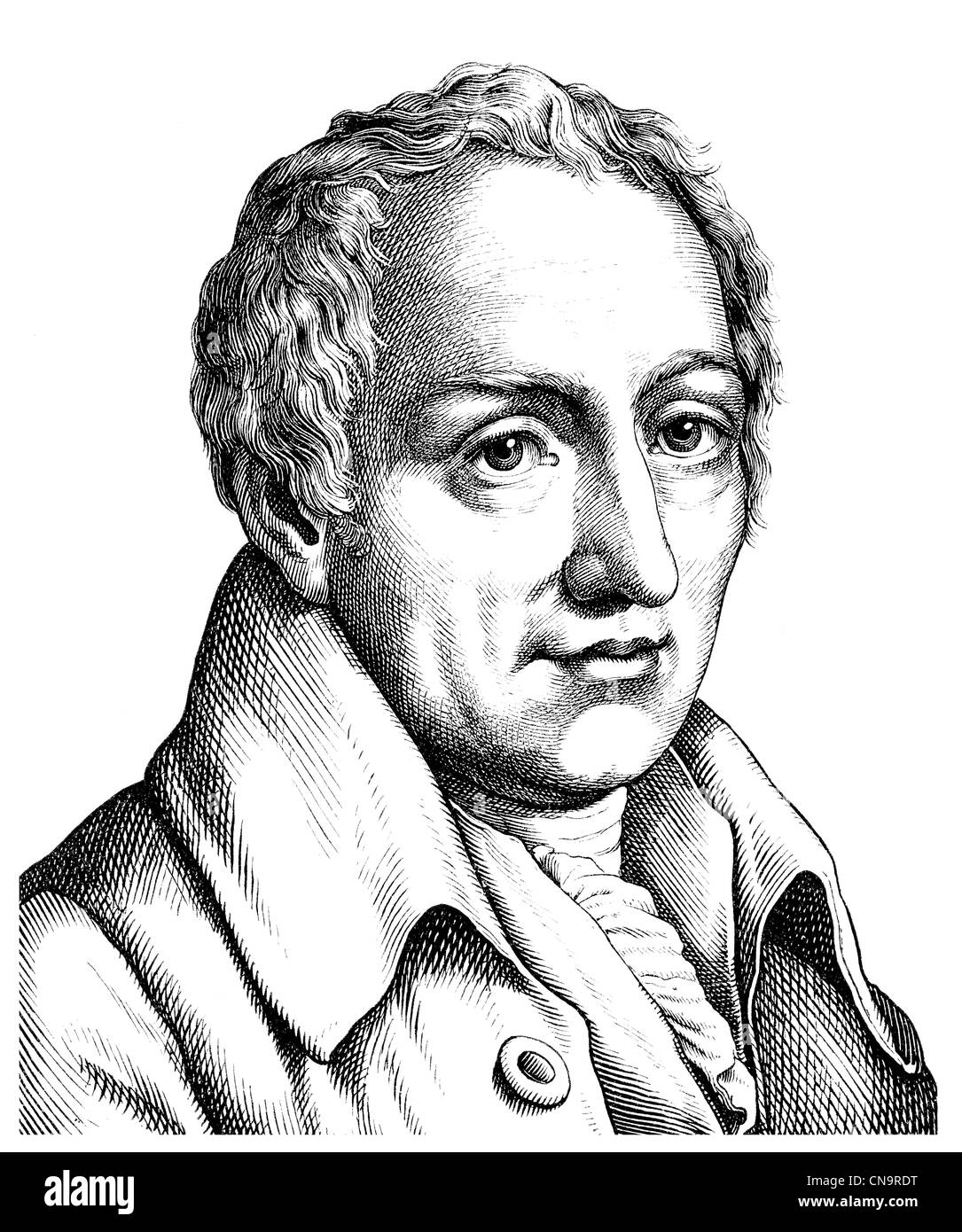 Historical drawing, August Friedrich Ferdinand von Kotzebue, 1761 ...