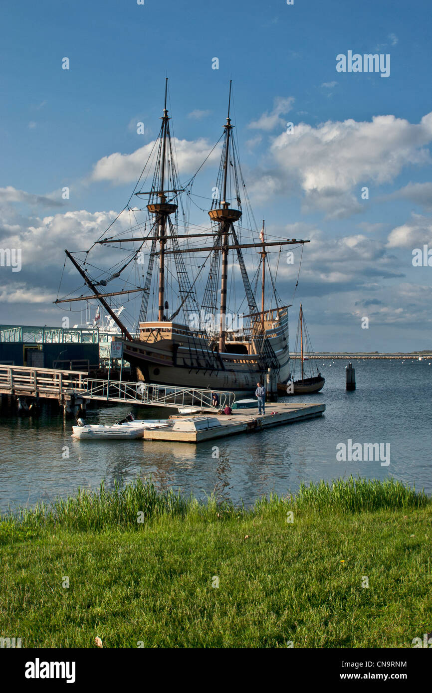 Which is a replica of the 17th century ship mayflower hi-res stock ...