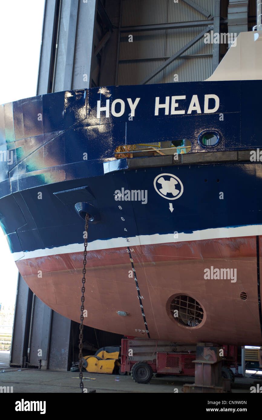 Shipyard facilities Peterhead Stock Photo - Alamy