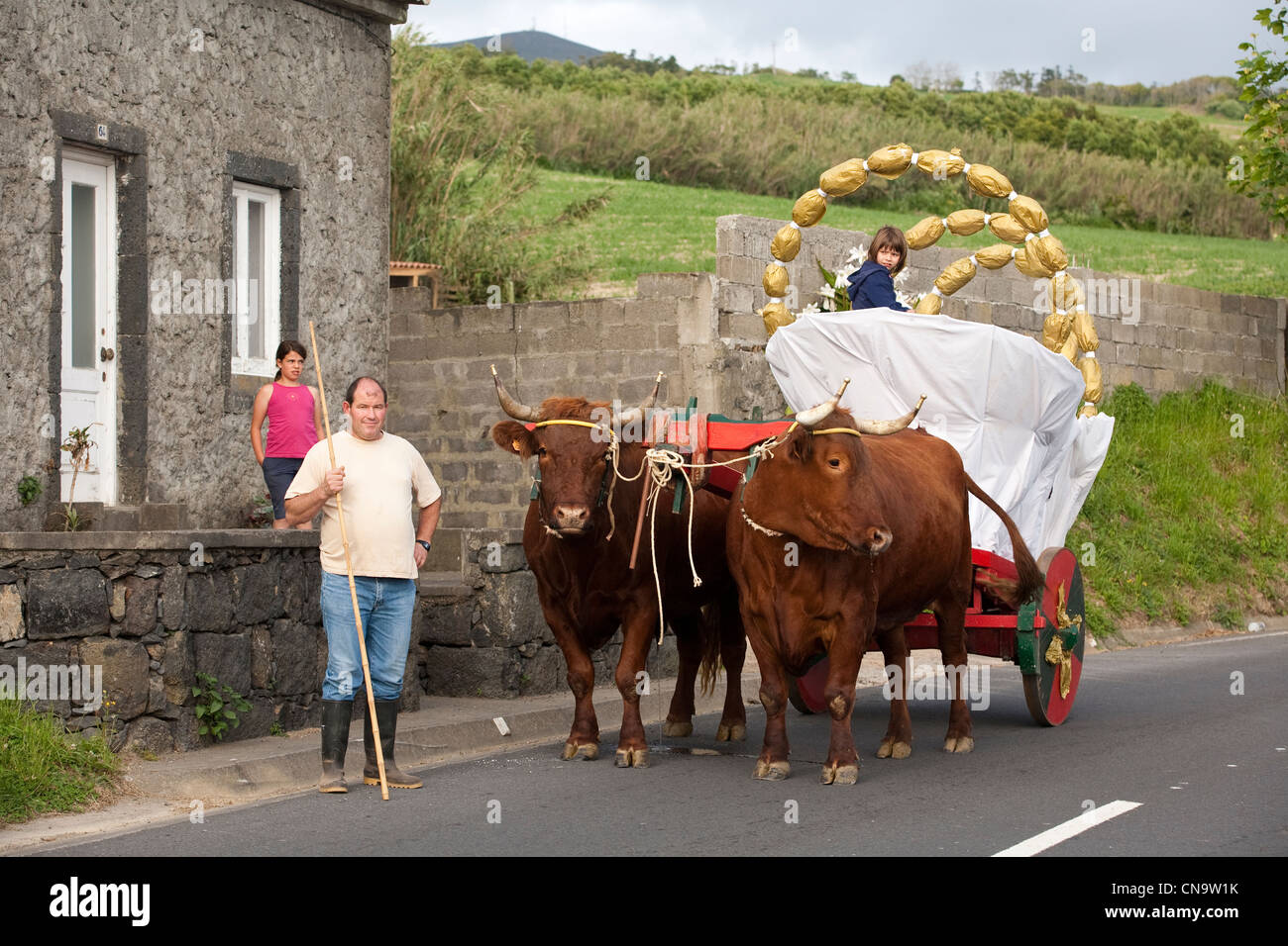 Portugal, Azores islands, Sao Miguel island, Mosteiros, traditional ...