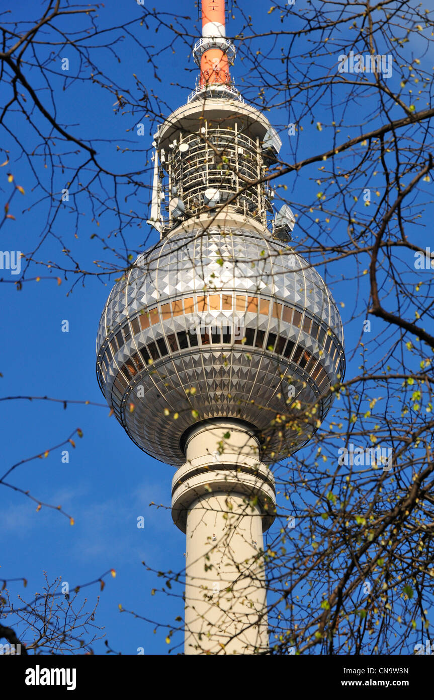 Berlin, Germany. Fernsehturm / Television Tower (1969; 365m/1197ft high ...