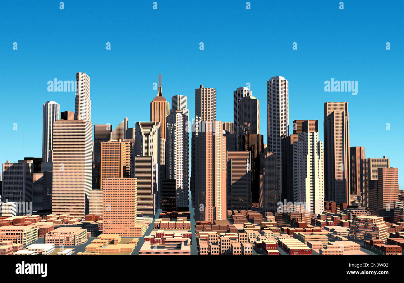 Modern cityscape in daylight. Close up view Stock Photo - Alamy